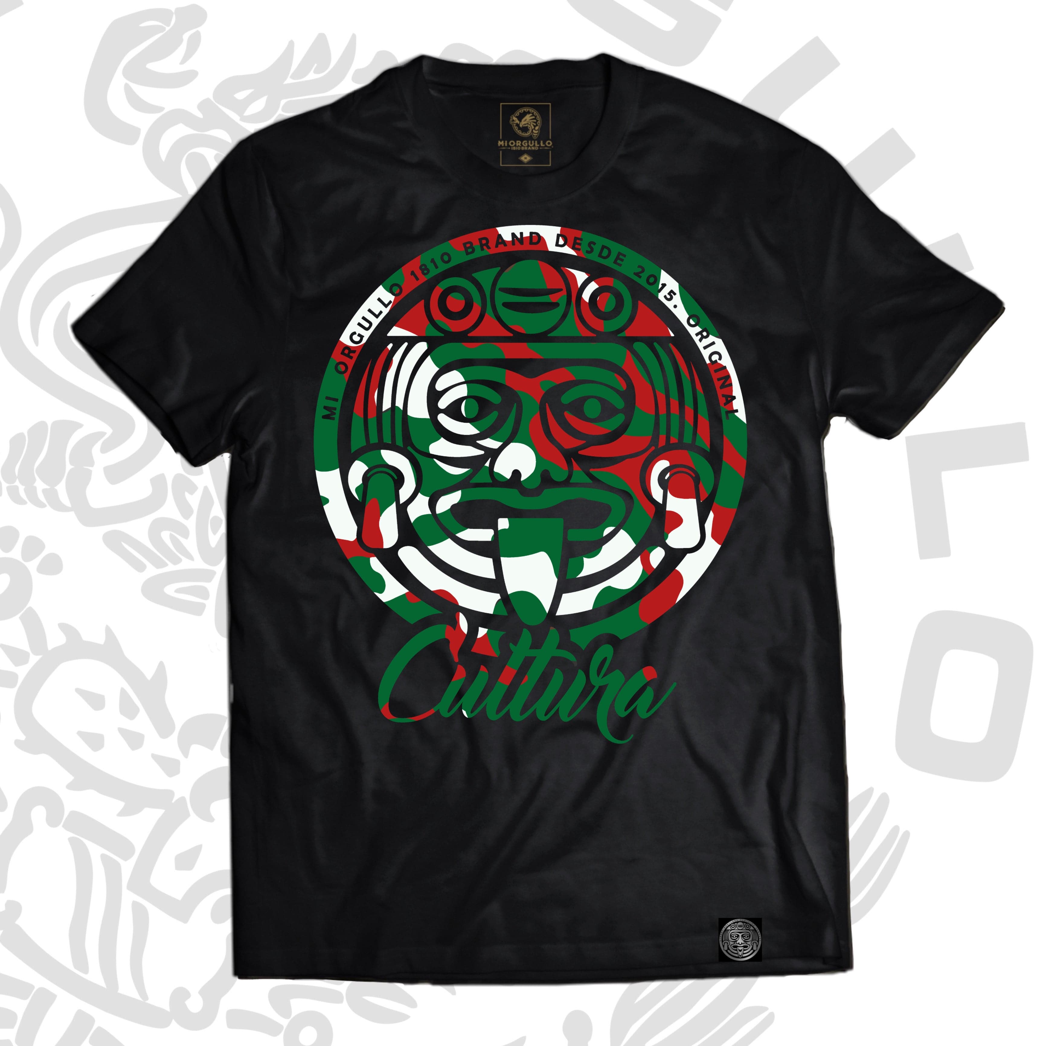 AZTECA BLACK T-SHIRT – MI ORGULLO BRAND