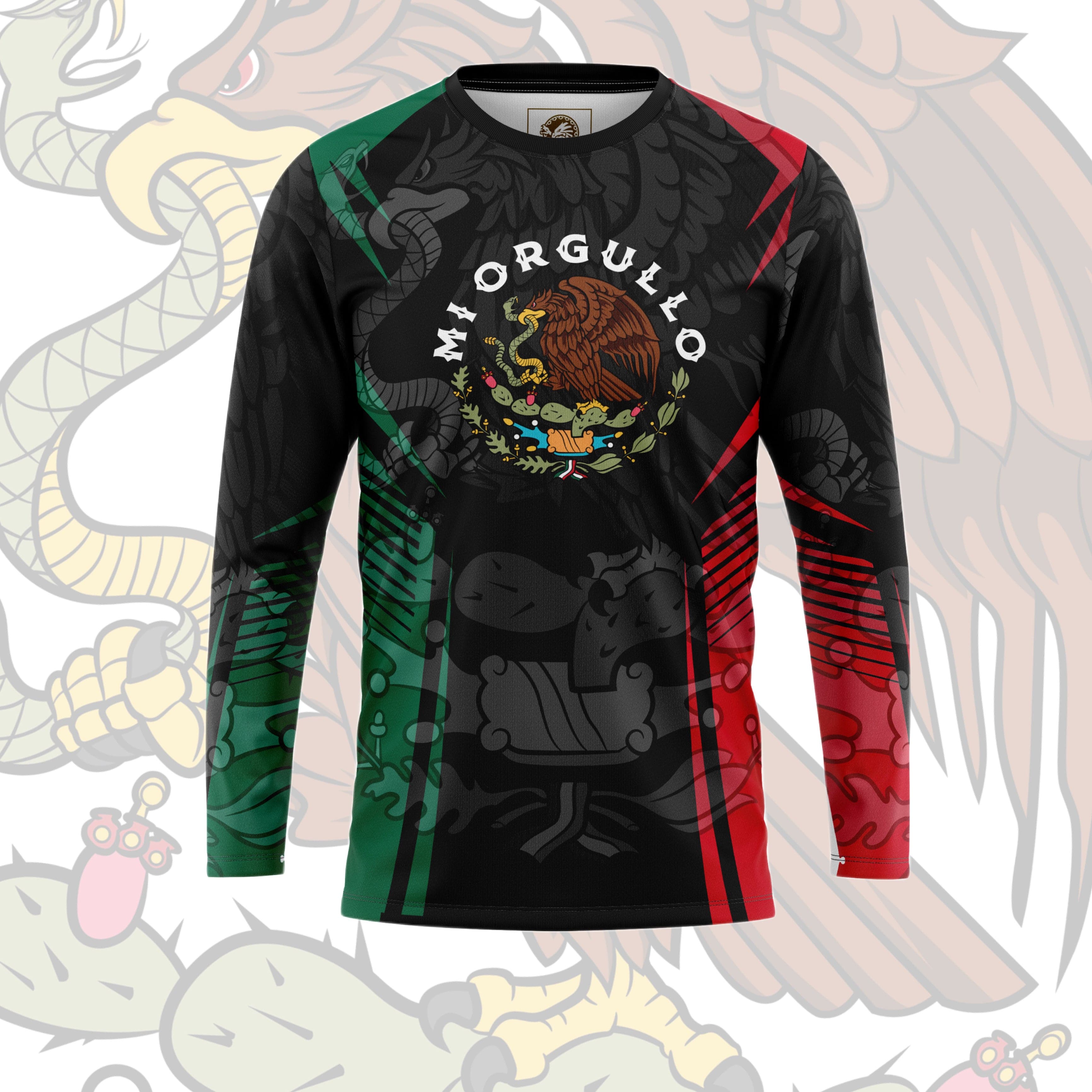MI ORGULLO BLK LONG SLEEVE T-SHIRT – MI ORGULLO BRAND